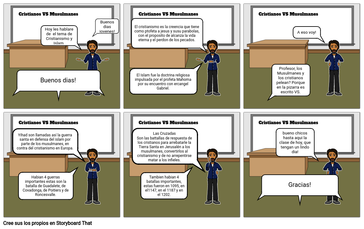 Tirilla comica de mundo en contexto Storyboard