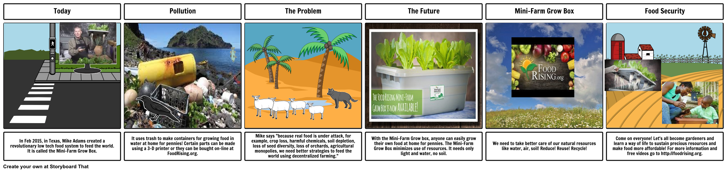 Mini-Farm Grow Box Storyboard por lulu07