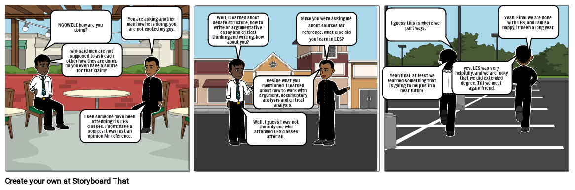 Semester Reflection Storyboard Por Lungelo2005