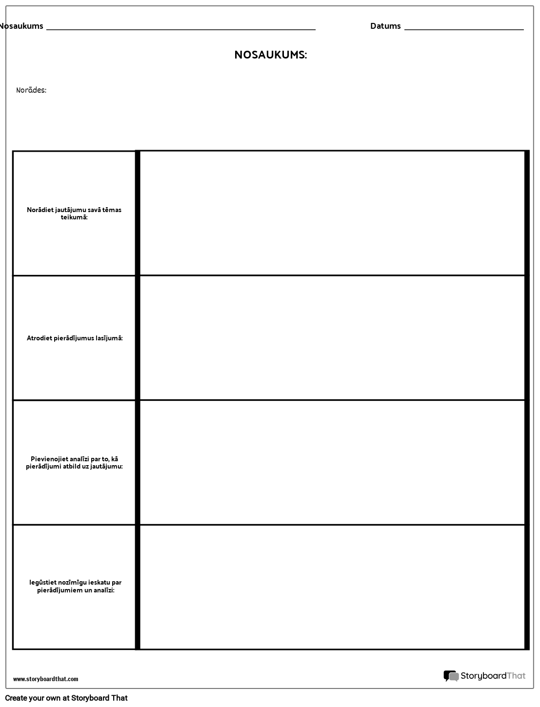 Atvērt Atbildes Rindas Storyboard by lv-examples