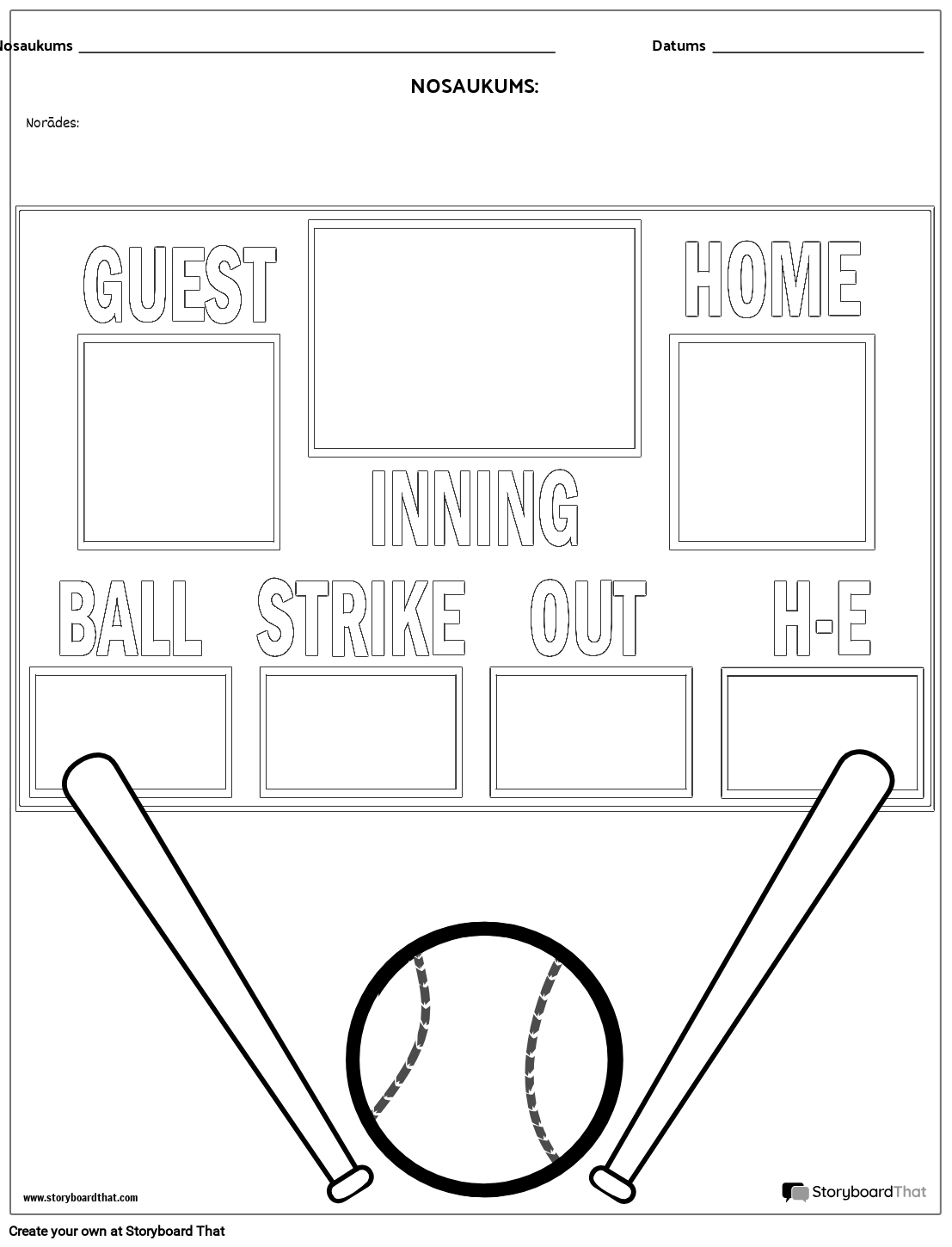 Beisbols Storyboard Von Lv examples beisbols-storyboard-von-lv-examples