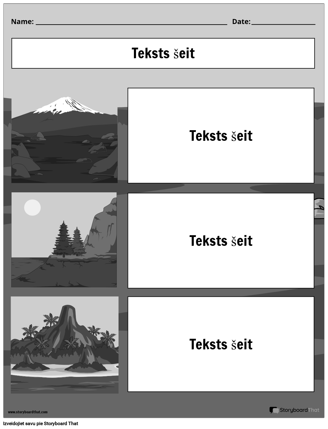 LF Portrait BW 2 Storyboard par lv-examples