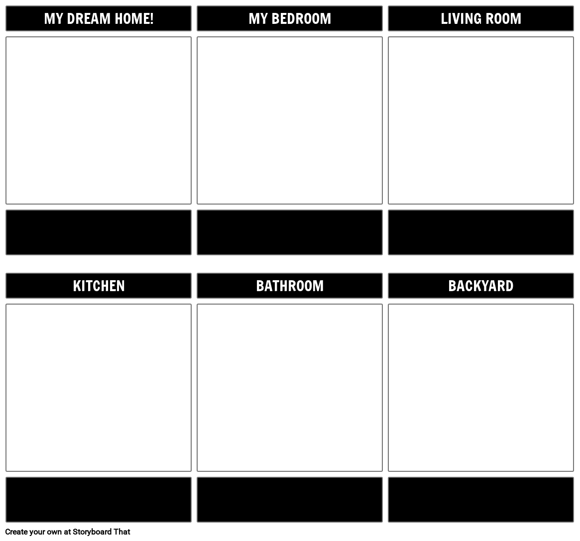 Mana Sapņu Mājas Veidne Storyboard por lv-examples