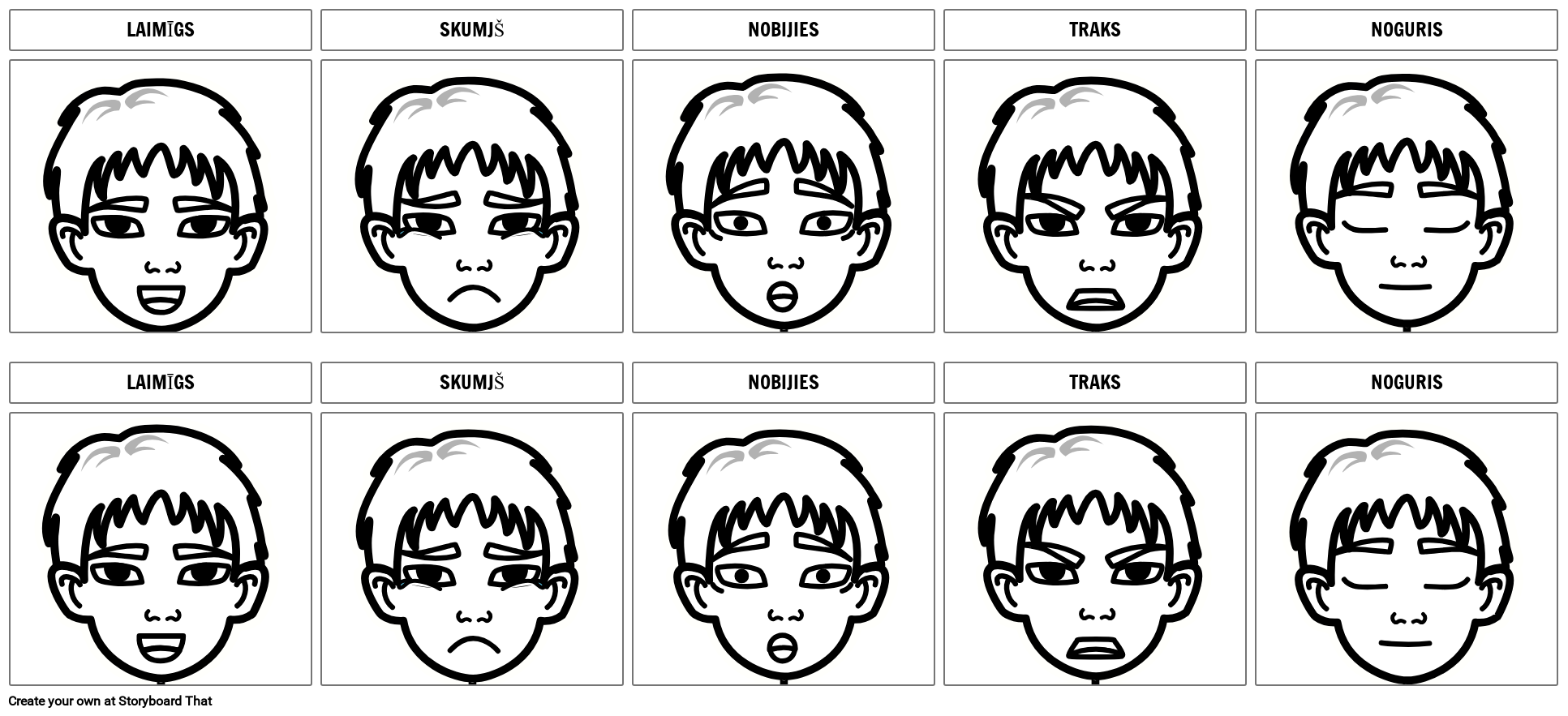 Matching Game Storyboard por lv-examples