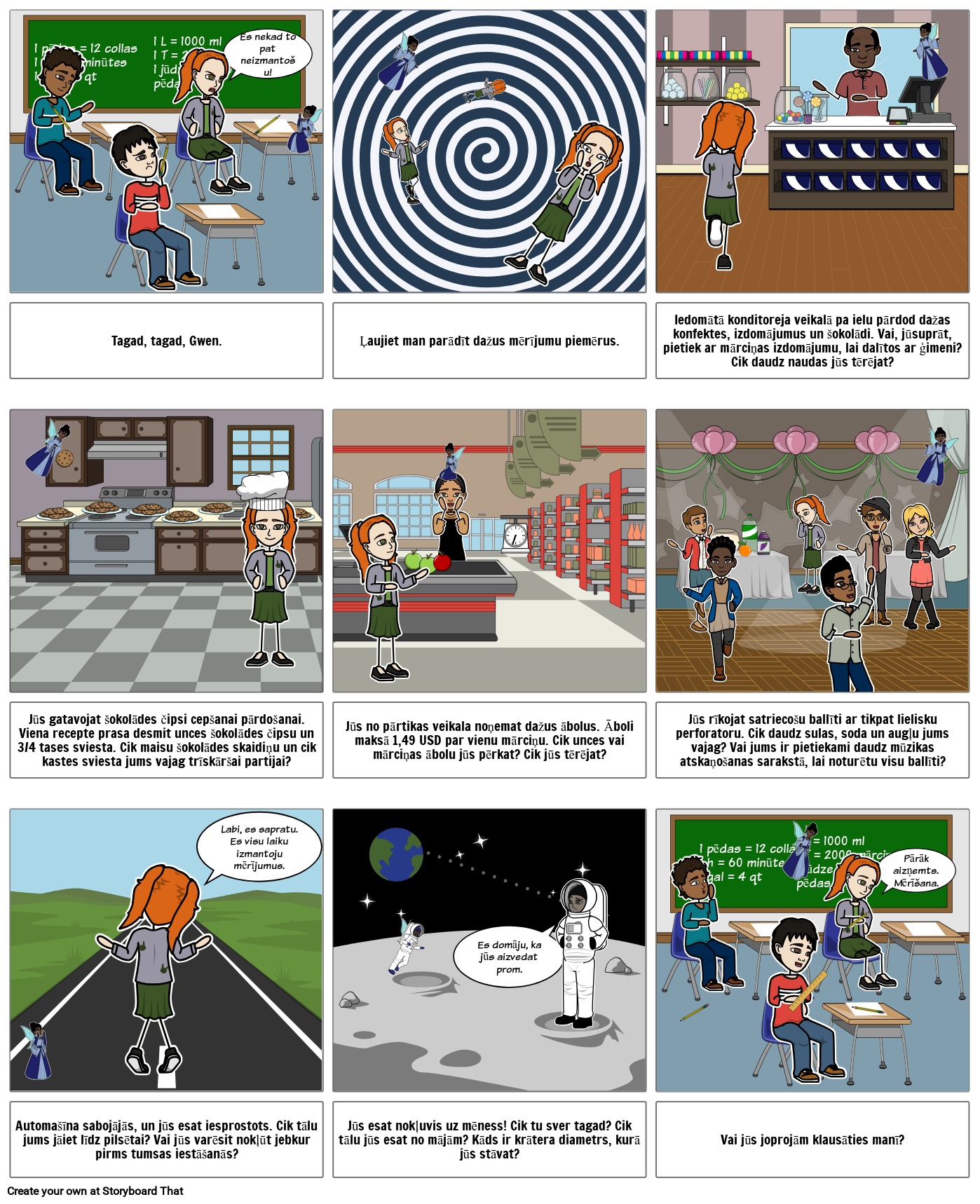 Measuring In Daily Life Storyboard By Lv examples