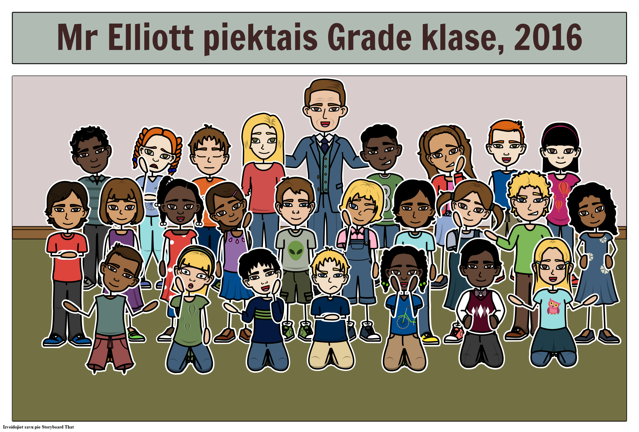 Portrets Klase القصة المصورة من قبل lv-examples