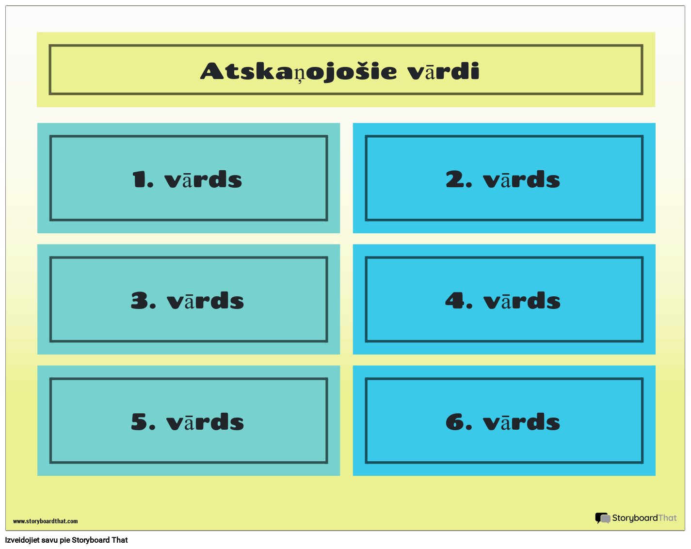 RW 1 Storyboard par lv-examples