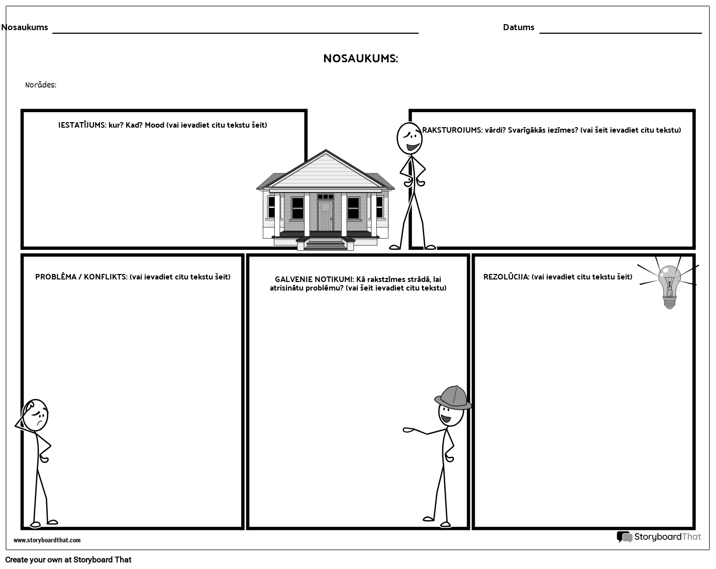 Stāsta Karte - Ievades Kastes Storyboard by lv-examples