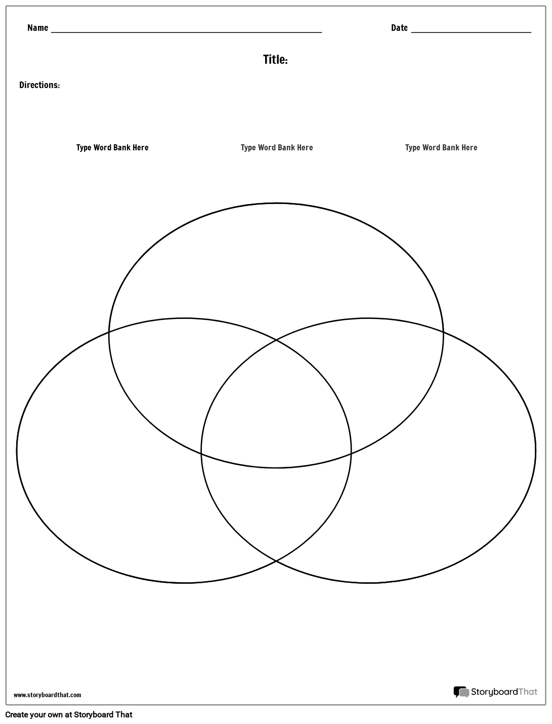 Venna Diagramma - 3 Montāžas pēc lv-examples