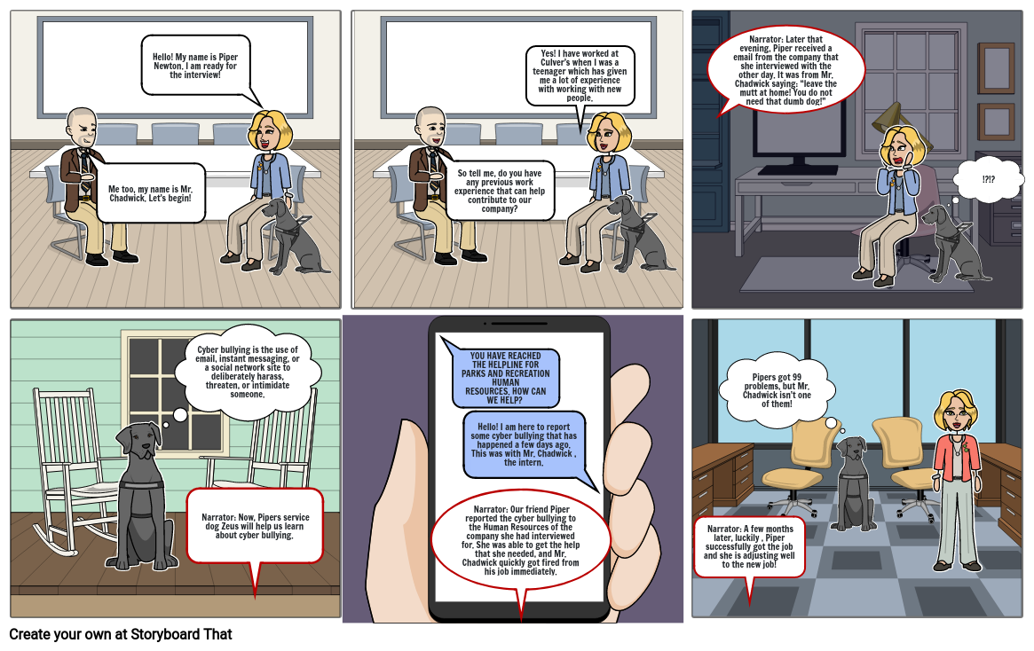 Workplace. Storyboard por lwagerton