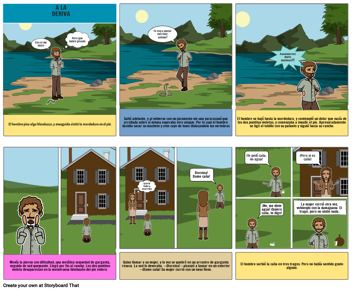 Cuento Storyboard por madai12296