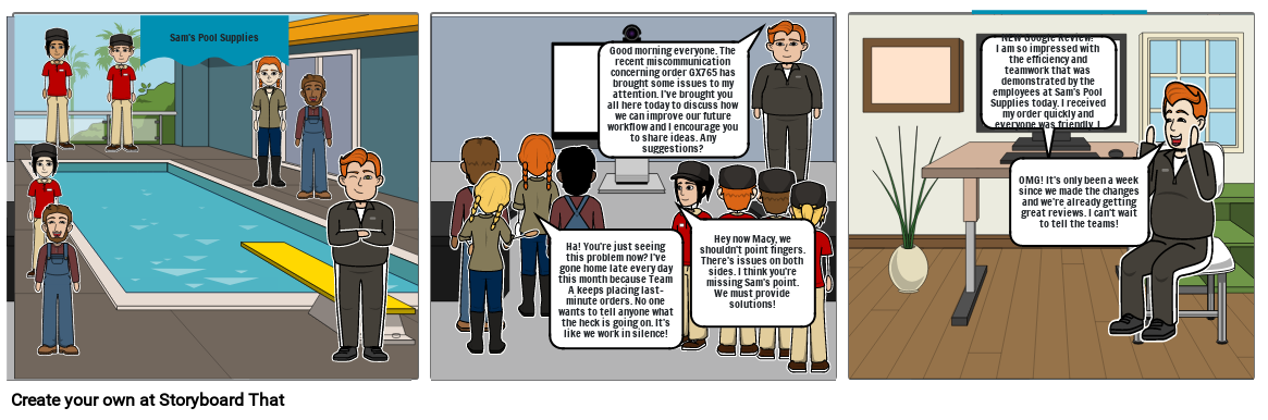 CONFLICT Storyboard by maddnev1