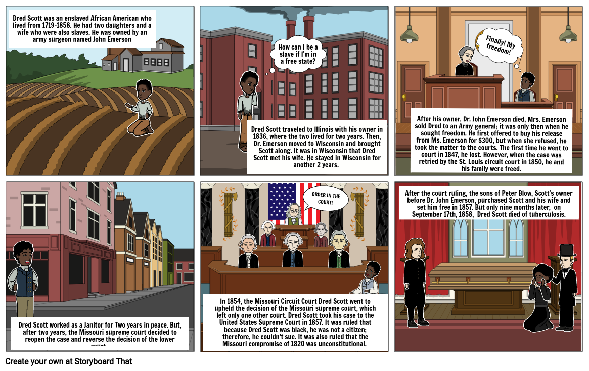 Dred Scott Decision القصة المصورة من قبل Madelynn2005