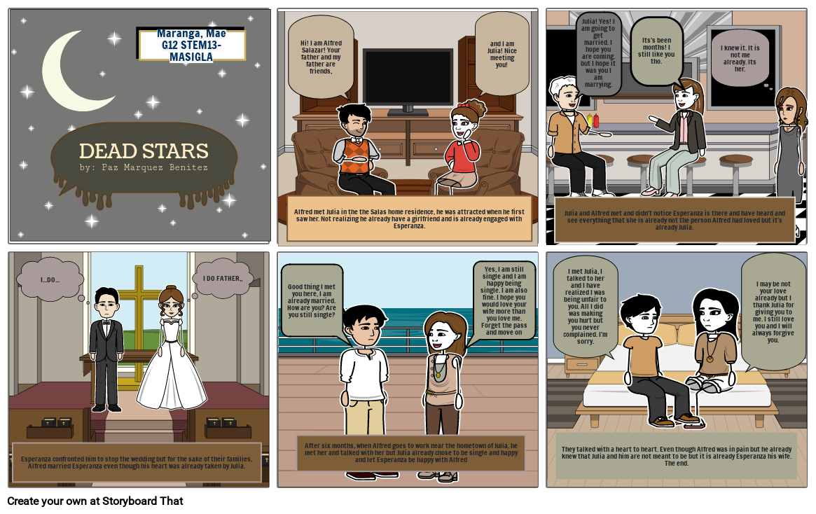 DEADSTARS Storyboard by mae79906