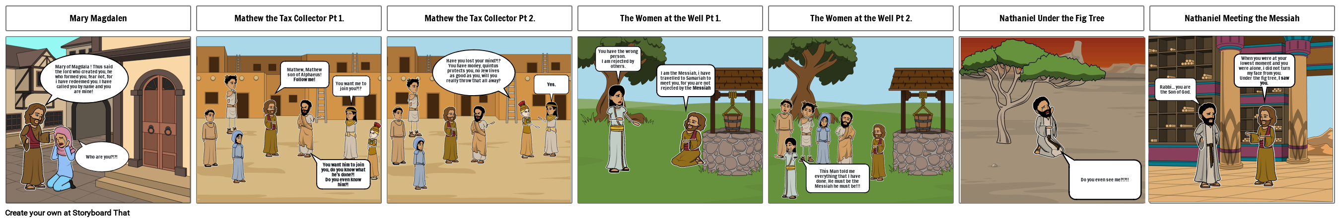 How I See Jesus. Storyboard por malachiknowlton