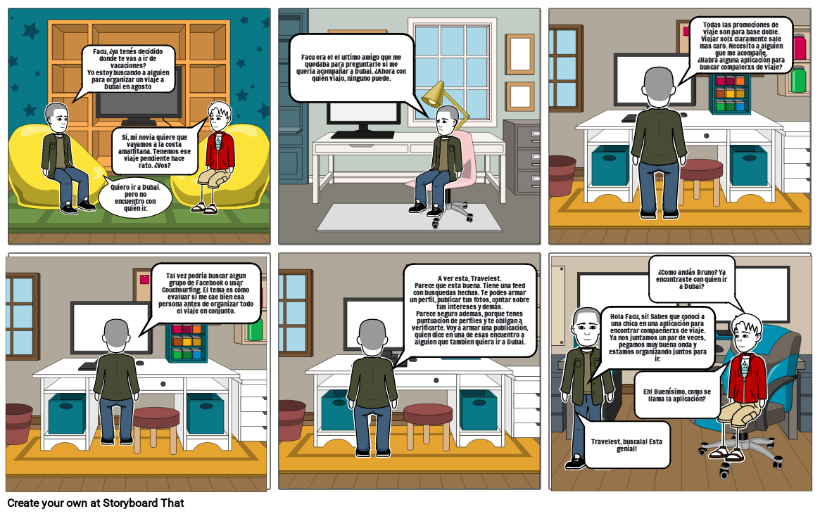 STORYBOARD TRAVELEST Storyboard by maraalderete