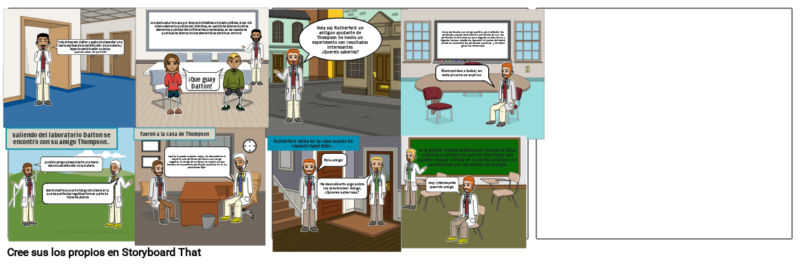 modelos atomicos fyq Storyboard por mariaabdprz