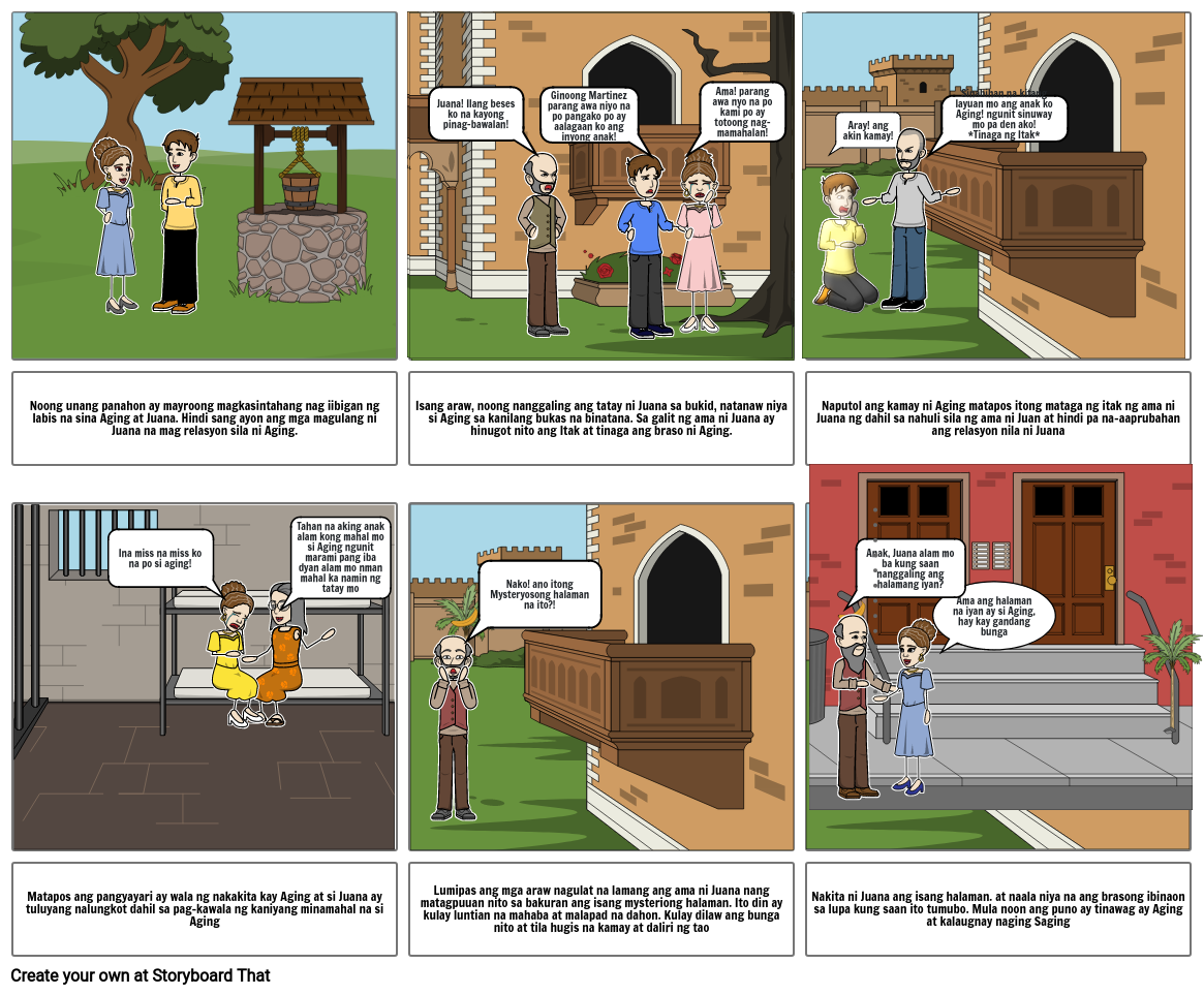 Ang Alamat ng Saging Storyboard by mariel17791 Ang Alamat ng Saging Storyboard by mariel17791