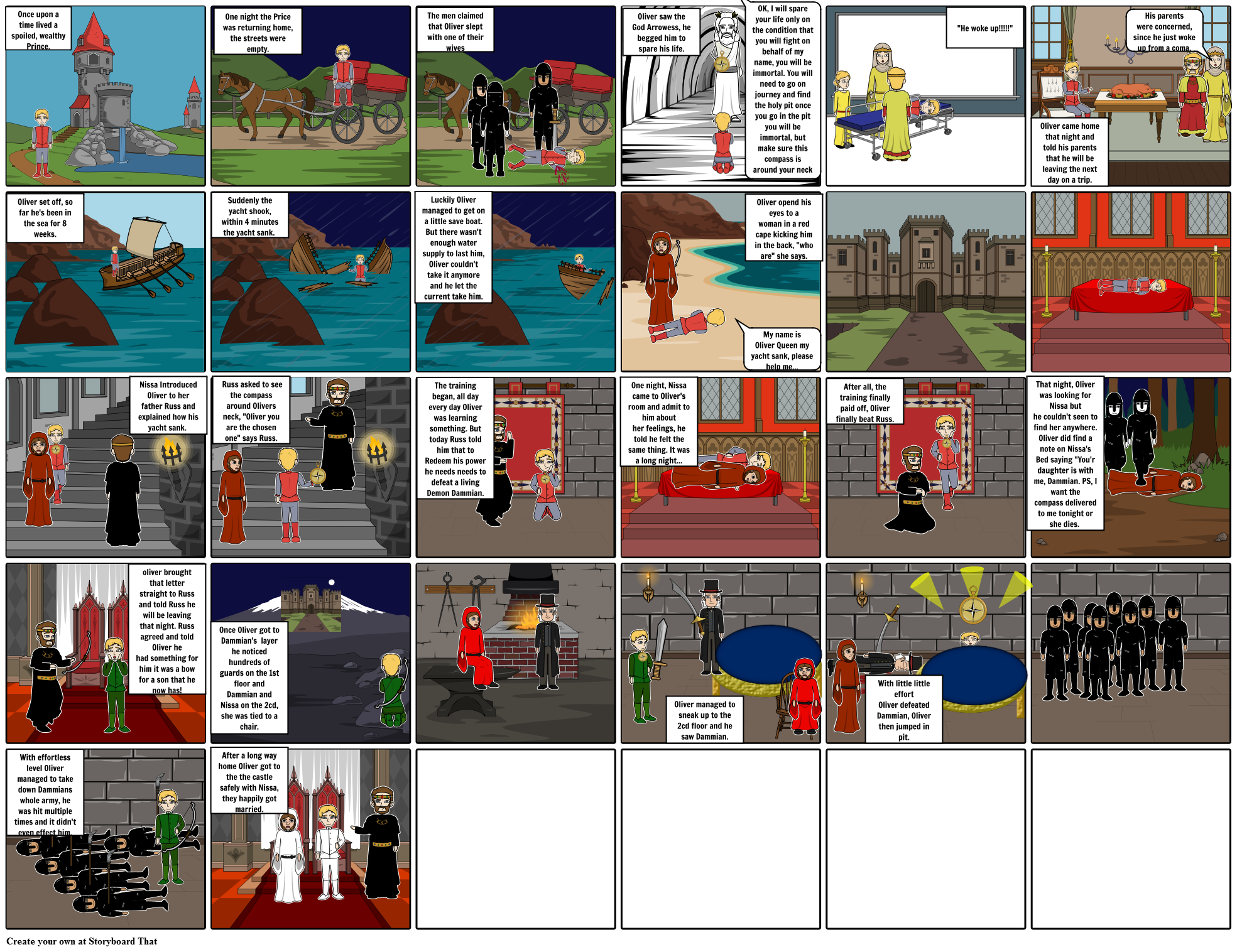 english Myth Storyboard by mark2250mark