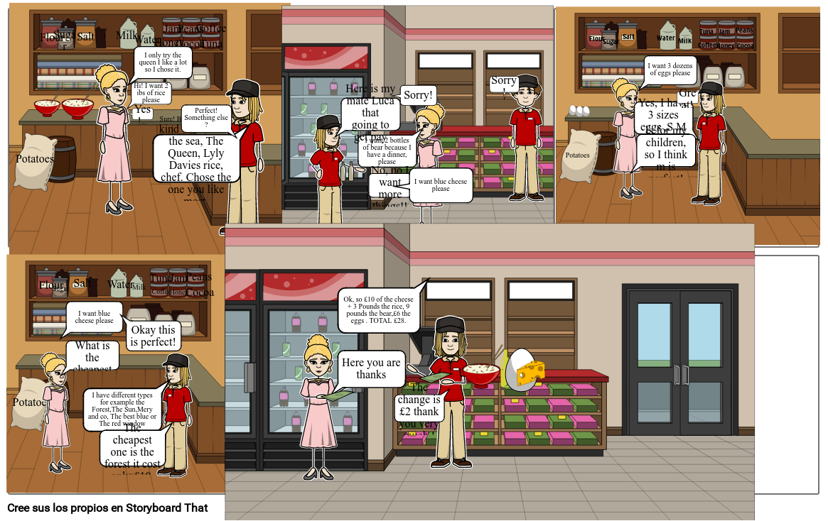 Shop Storyboard by martagarpaz