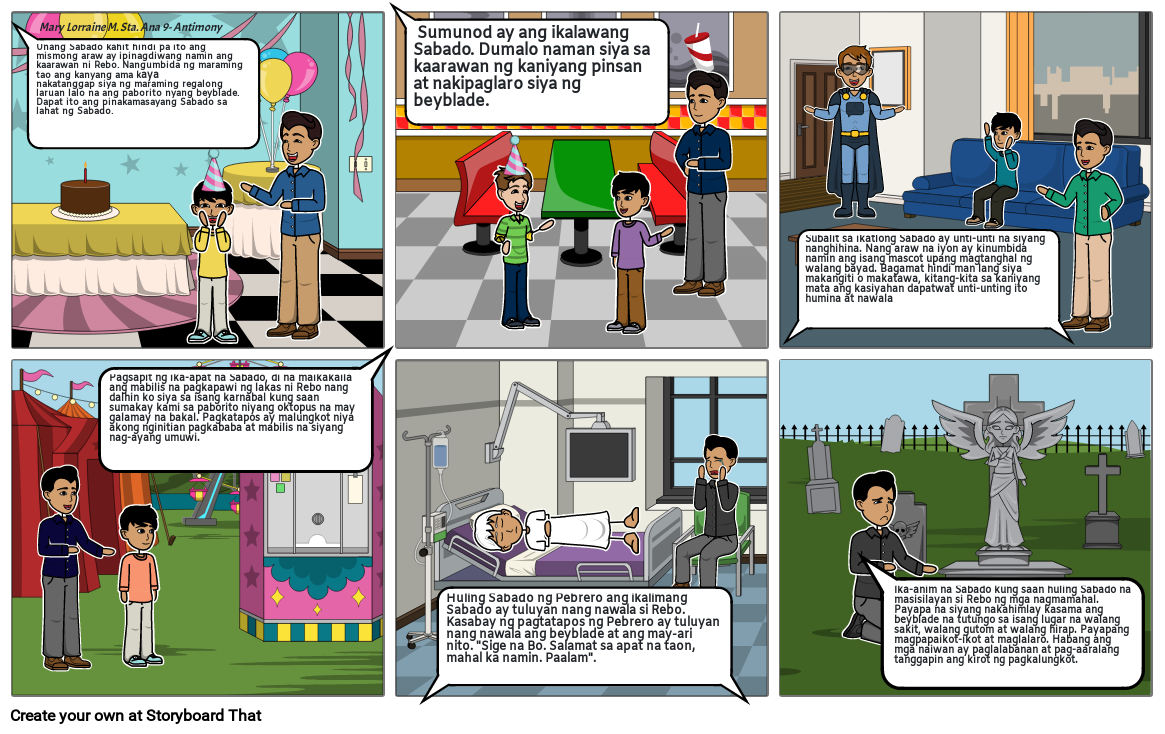 Anim na Sabado ng Beyblade Storyboard Storyboard