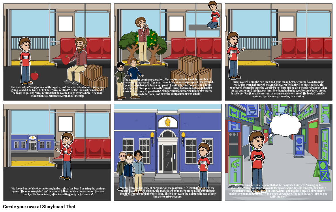 The Great Train Journey 2 Storyboard por mathewfjm