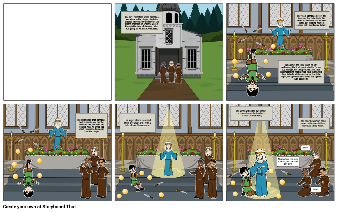 Our Lady's Juggler Storyboard by maui82757 Our Lady's Juggler Storyboard by maui82757