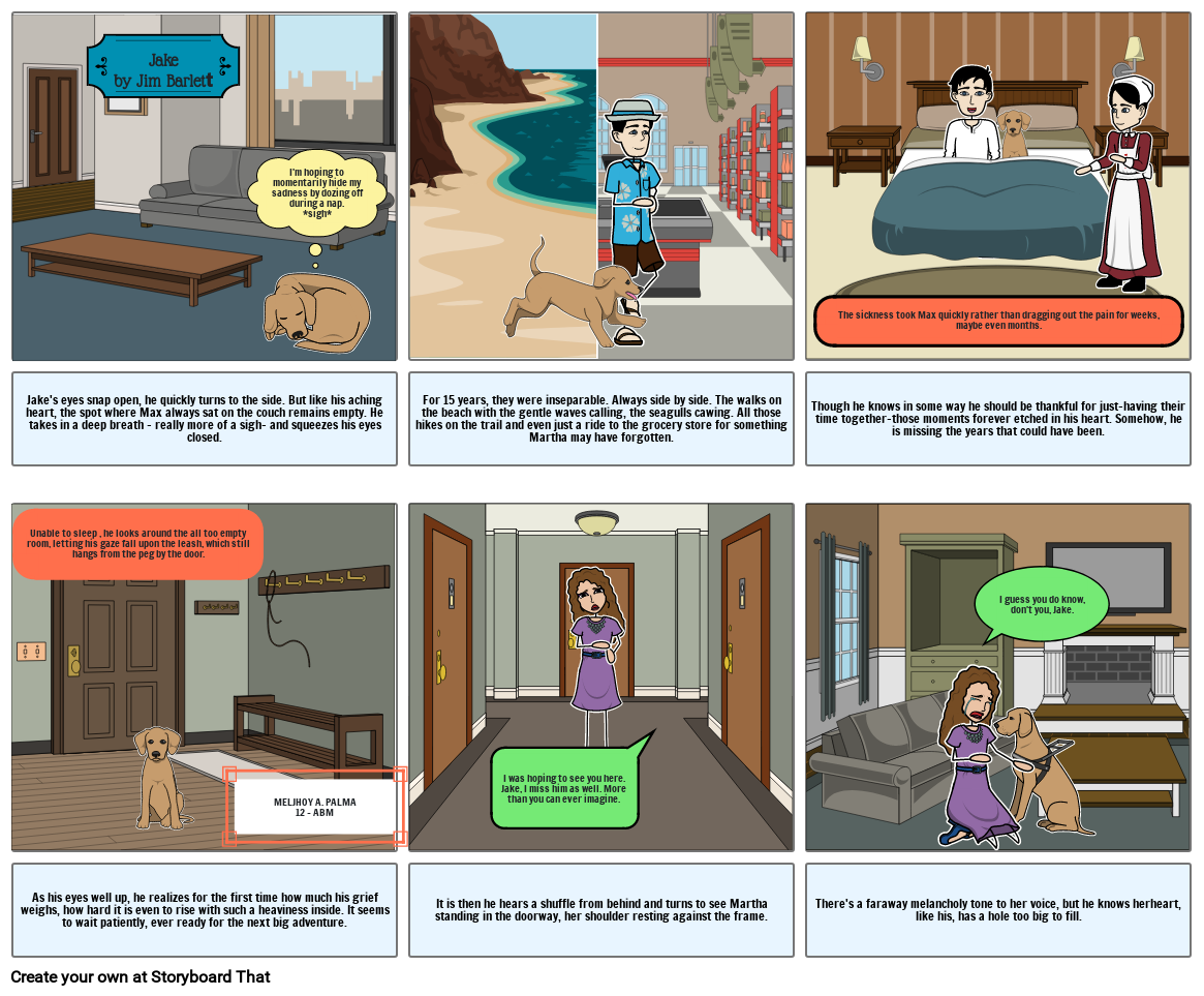 Jake by jim bartlett Storyboard por maxineluna