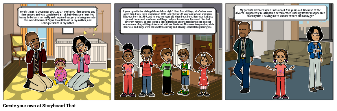 My Life Storyboard por mayasmith1219