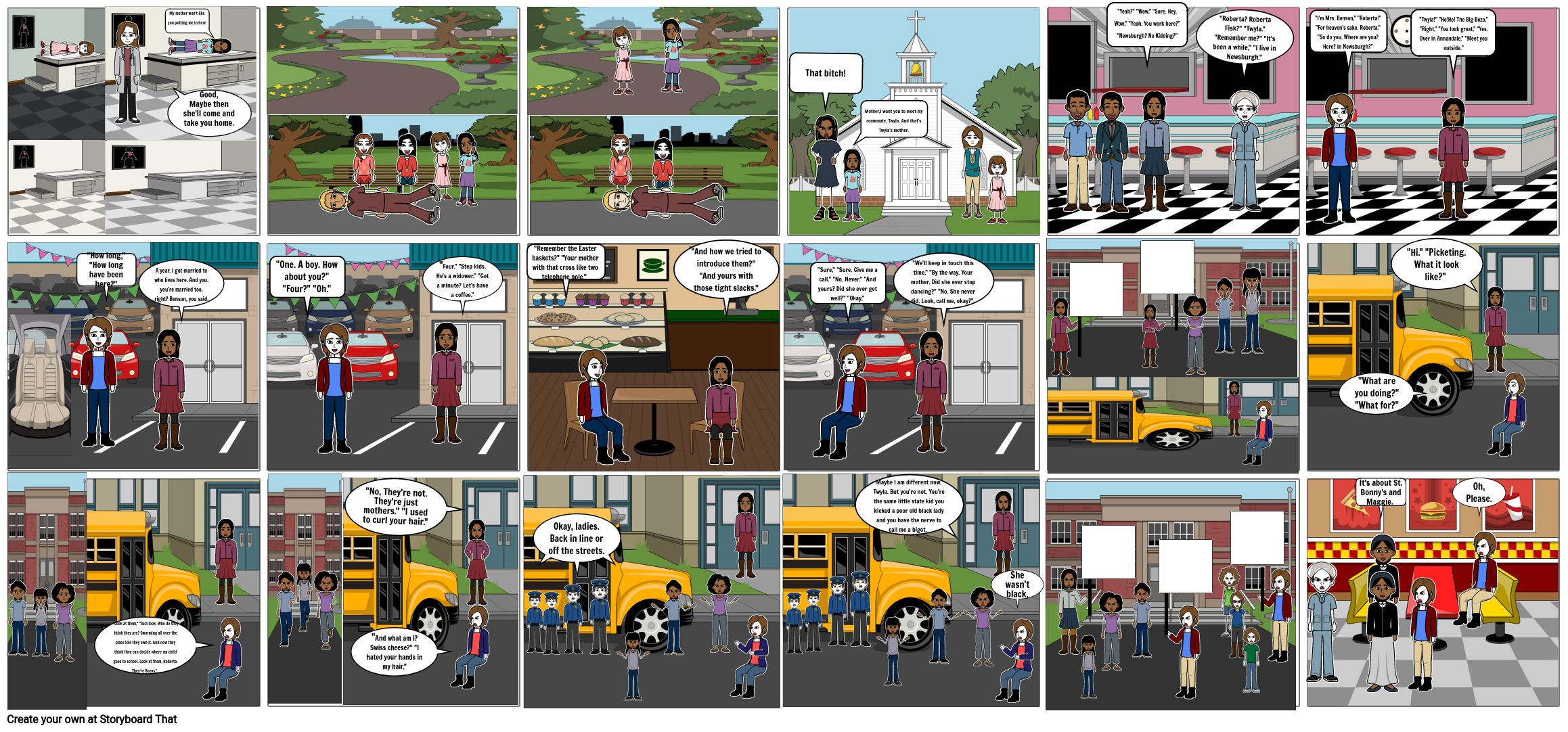 Creative Presentation "Recitatif," by Toni Morrison