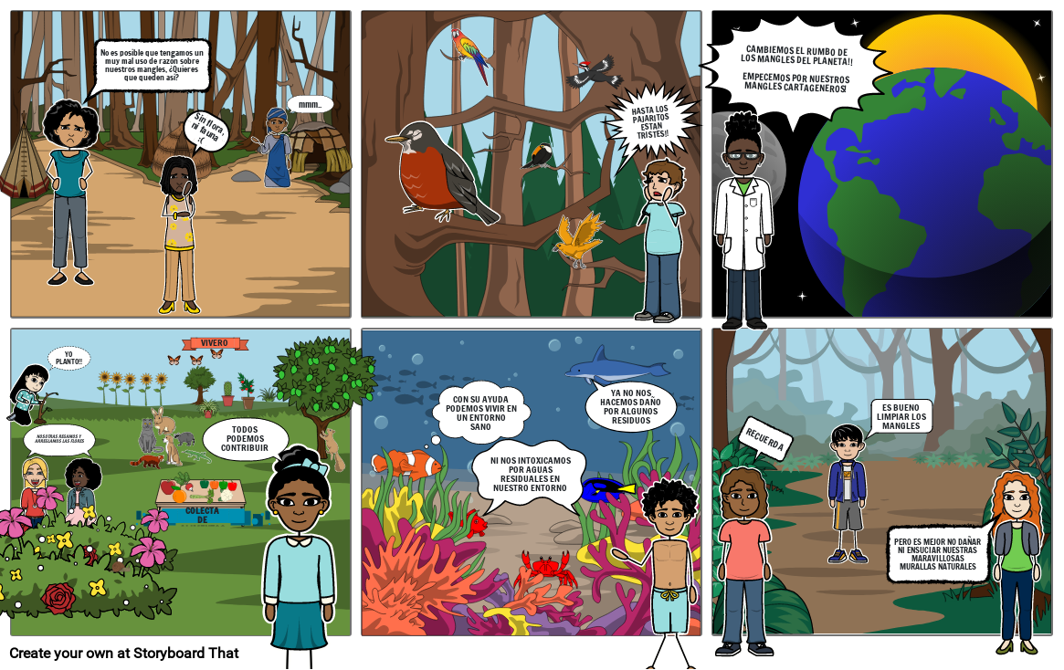 ABRE EL OJO CON LOS MANGLES Storyboard by melissa75401 ABRE EL OJO CON LOS MANGLES Storyboard by melissa75401