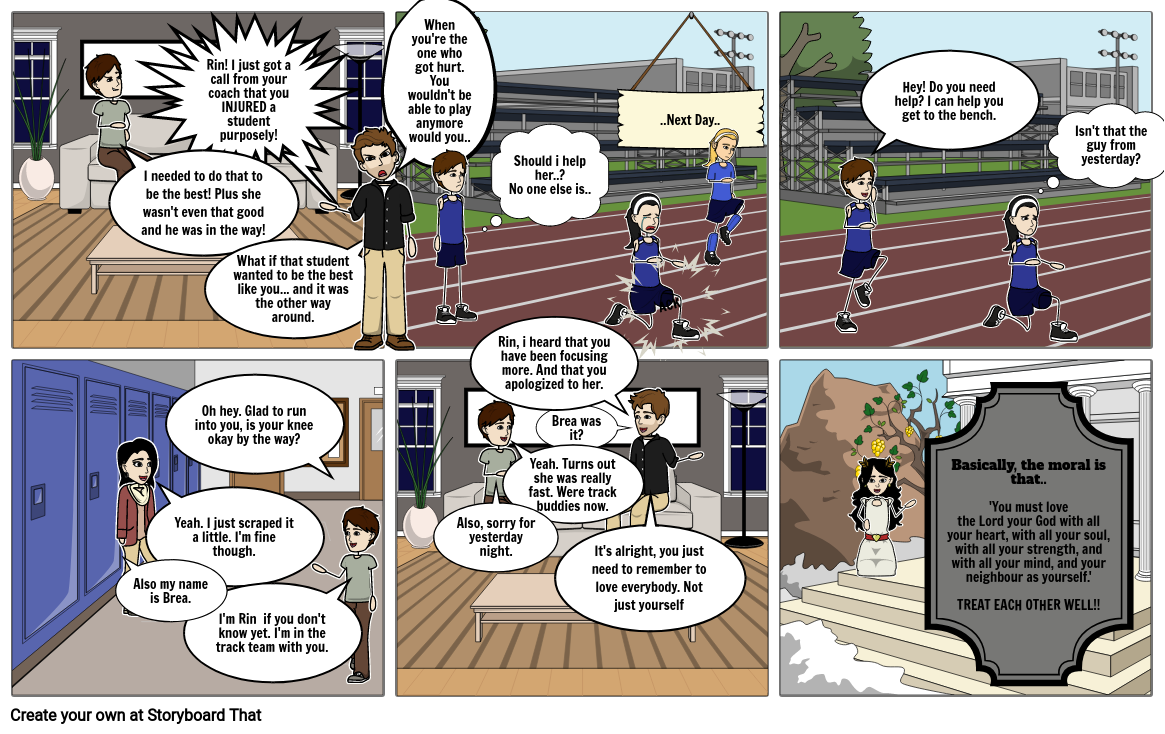 Scripture Storyboard 0~0 Storyboard por melleah