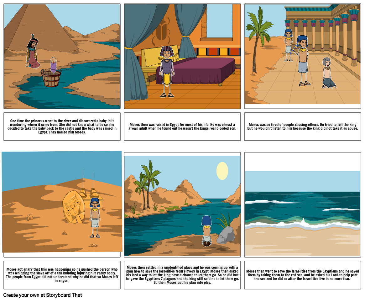 Egyptian Storyboard Storyboard by mh89874