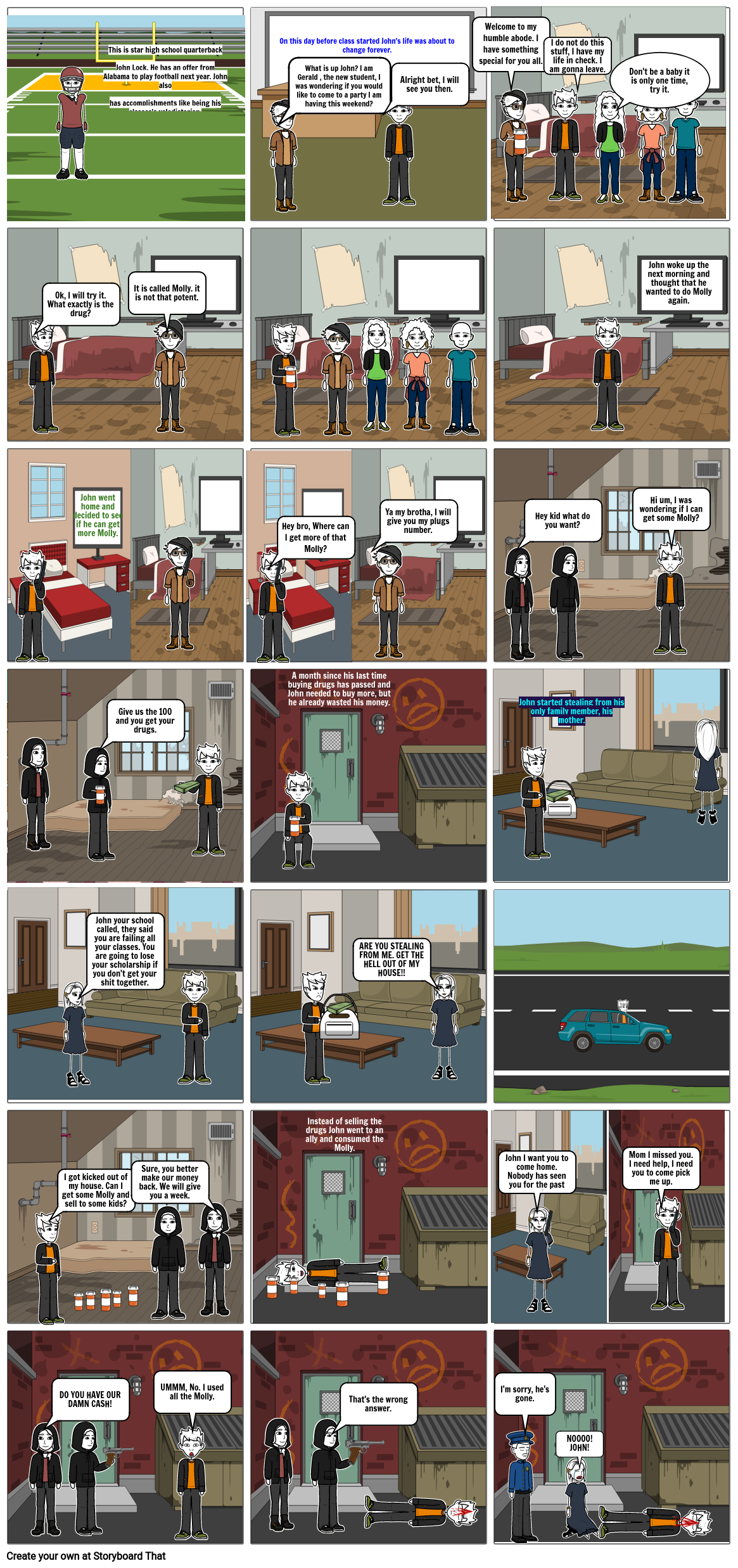 How John Lock Threw his Life Away Storyboard by michaelfilippelli