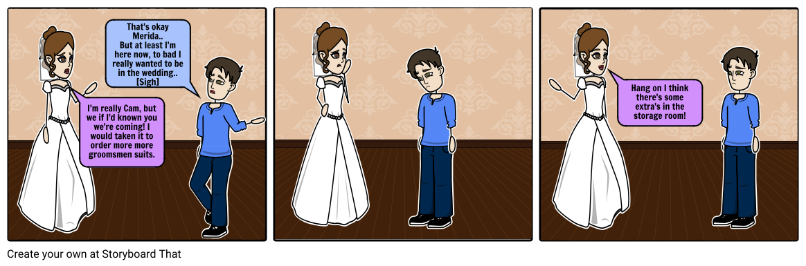 The Bridesmaid TG Storyboard by milespeach