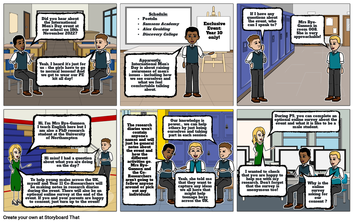 PhD Student Info Storyboard por mimble