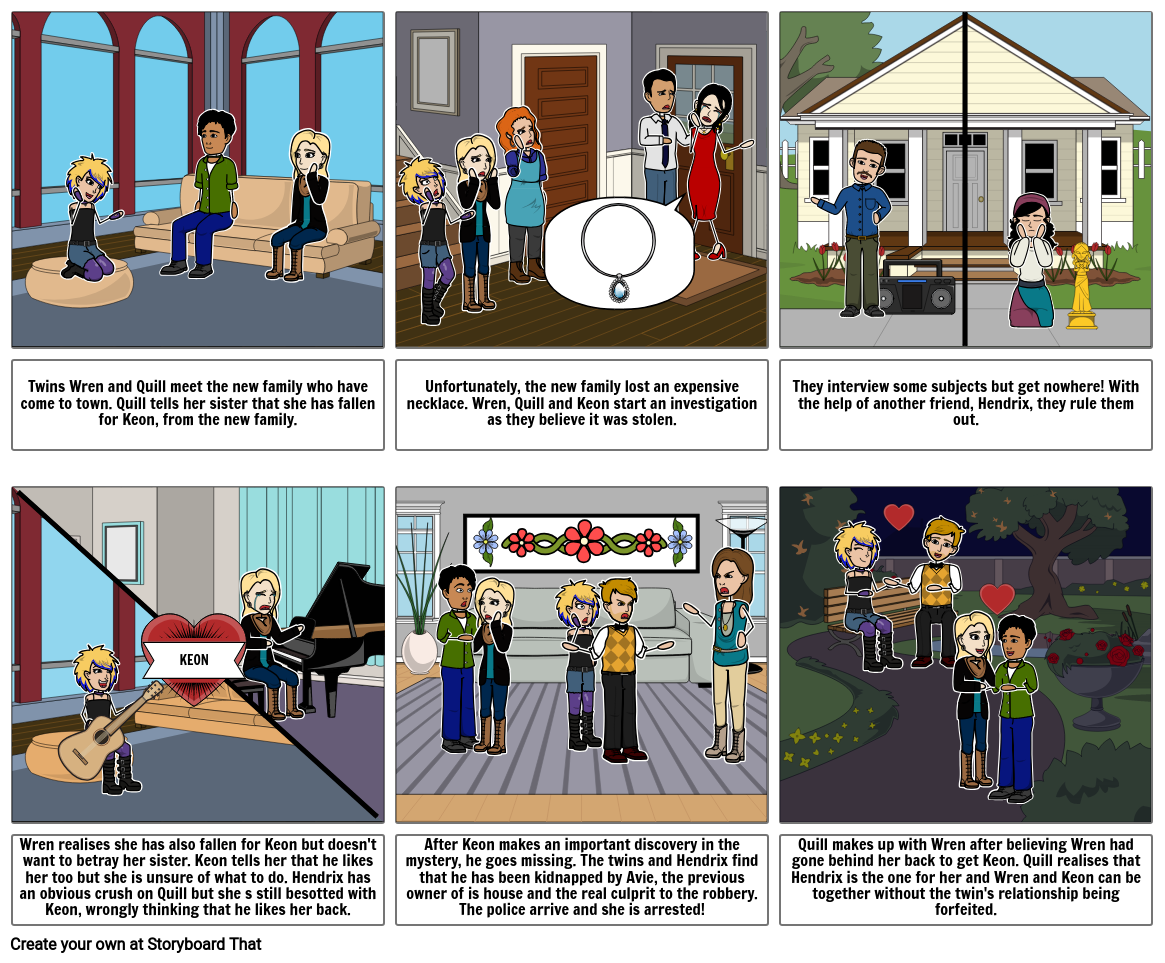 HERE IN HARPER Storyboard por minibutmightymaddie