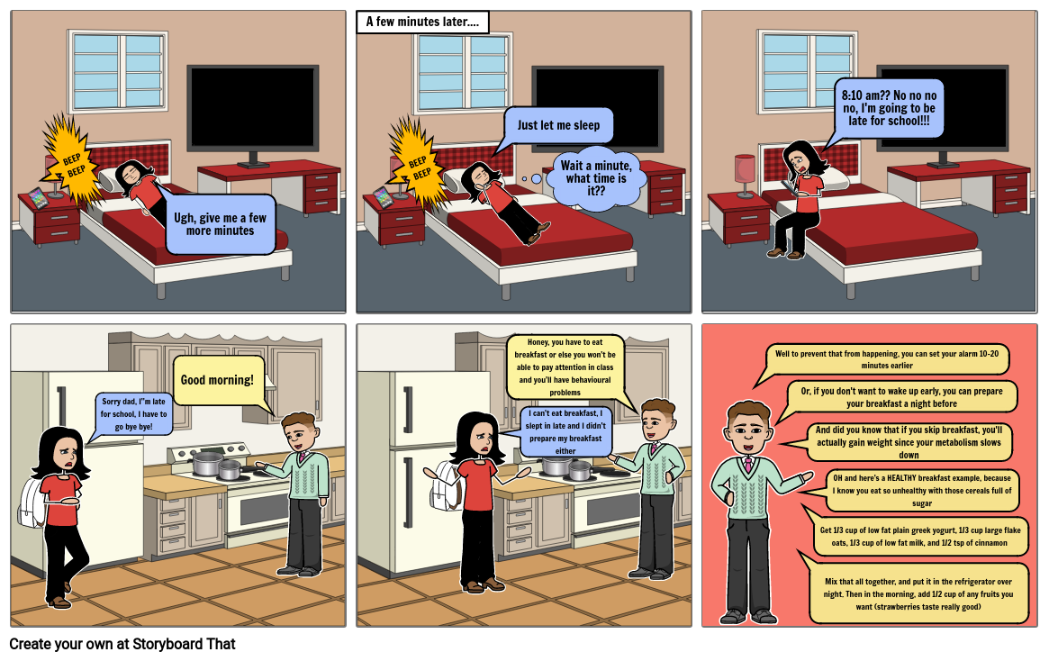 Healthy Breakfast Storyboard by mishelle7