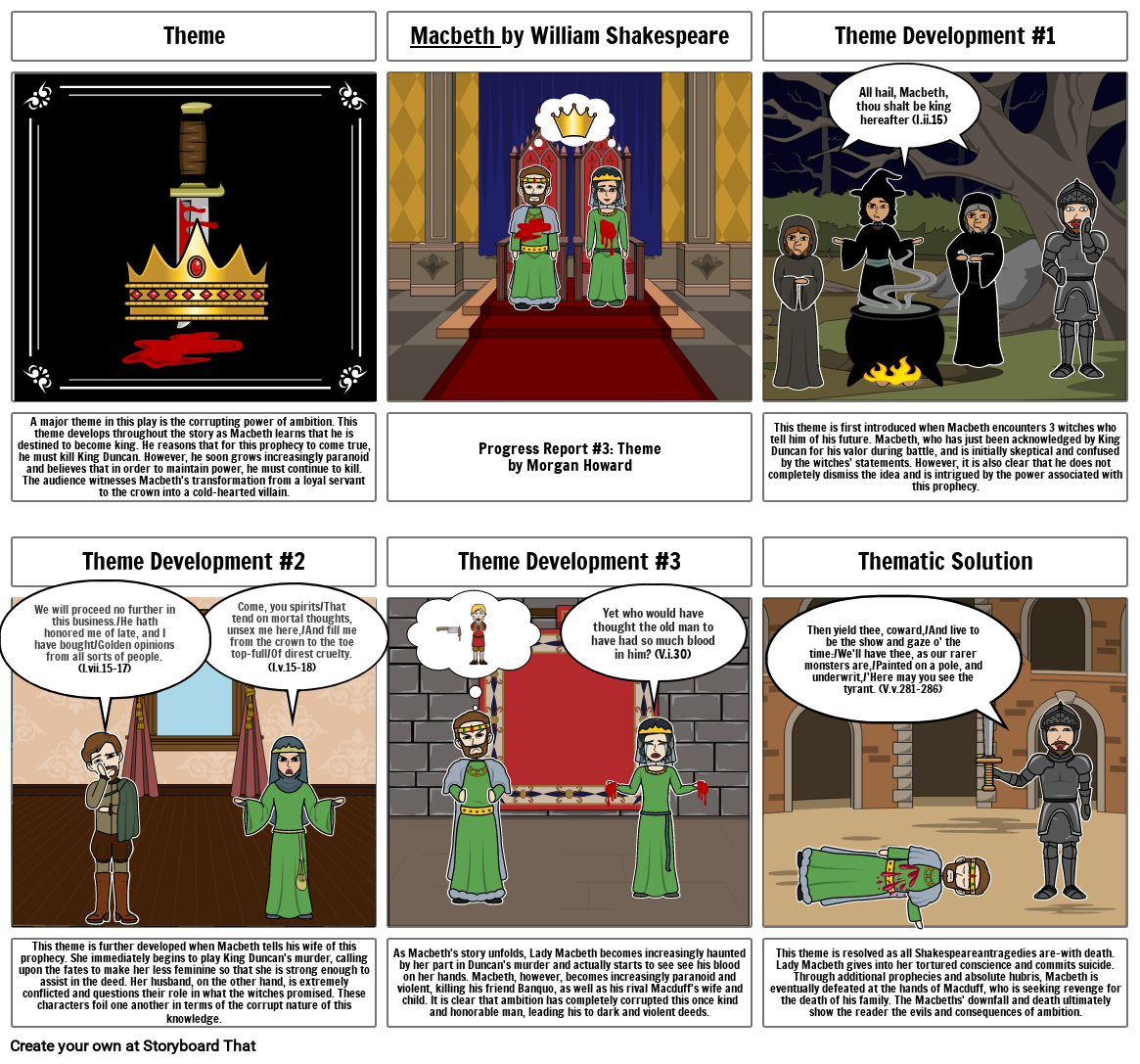 Macbeth 2 Storyboard por misshoward17