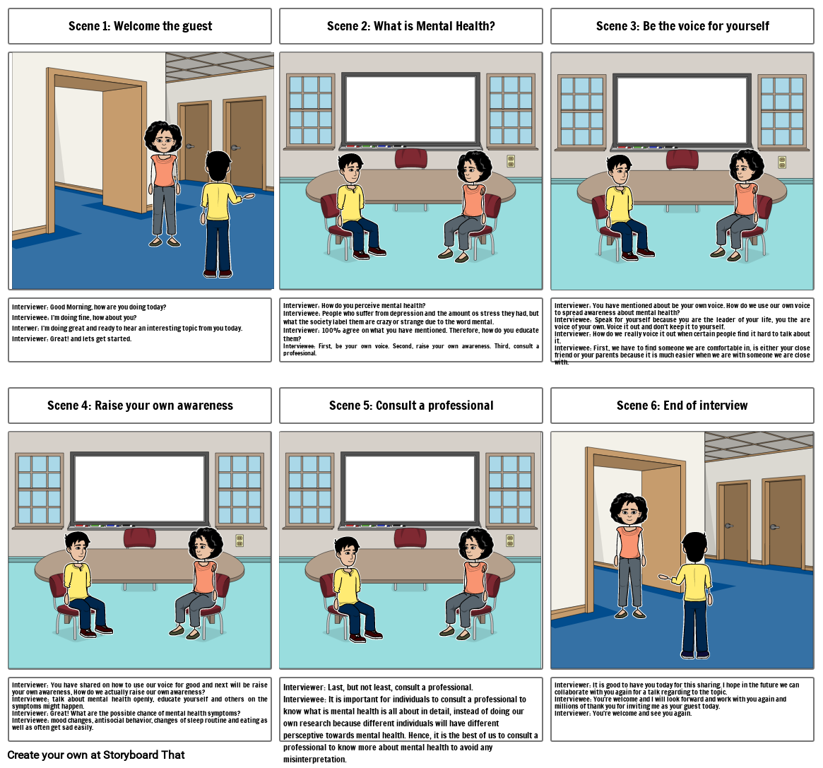 mental illness Storyboard por muhammad67853