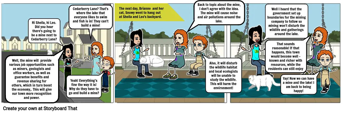 Mining Comes to Oakville Storyboard por mwbelle Mining Comes to Oakville Storyboard por mwbelle