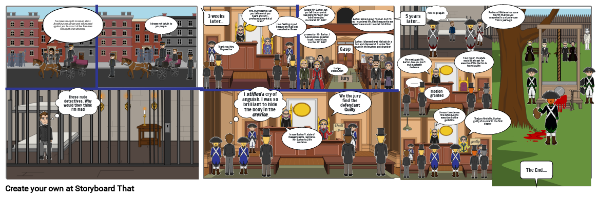 Tell Tale-Heart Storyboard by n421095 Tell Tale-Heart Storyboard by n421095