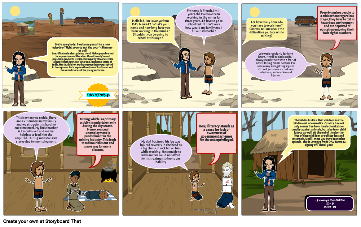 Poverty Storyboard par nadisha13336
