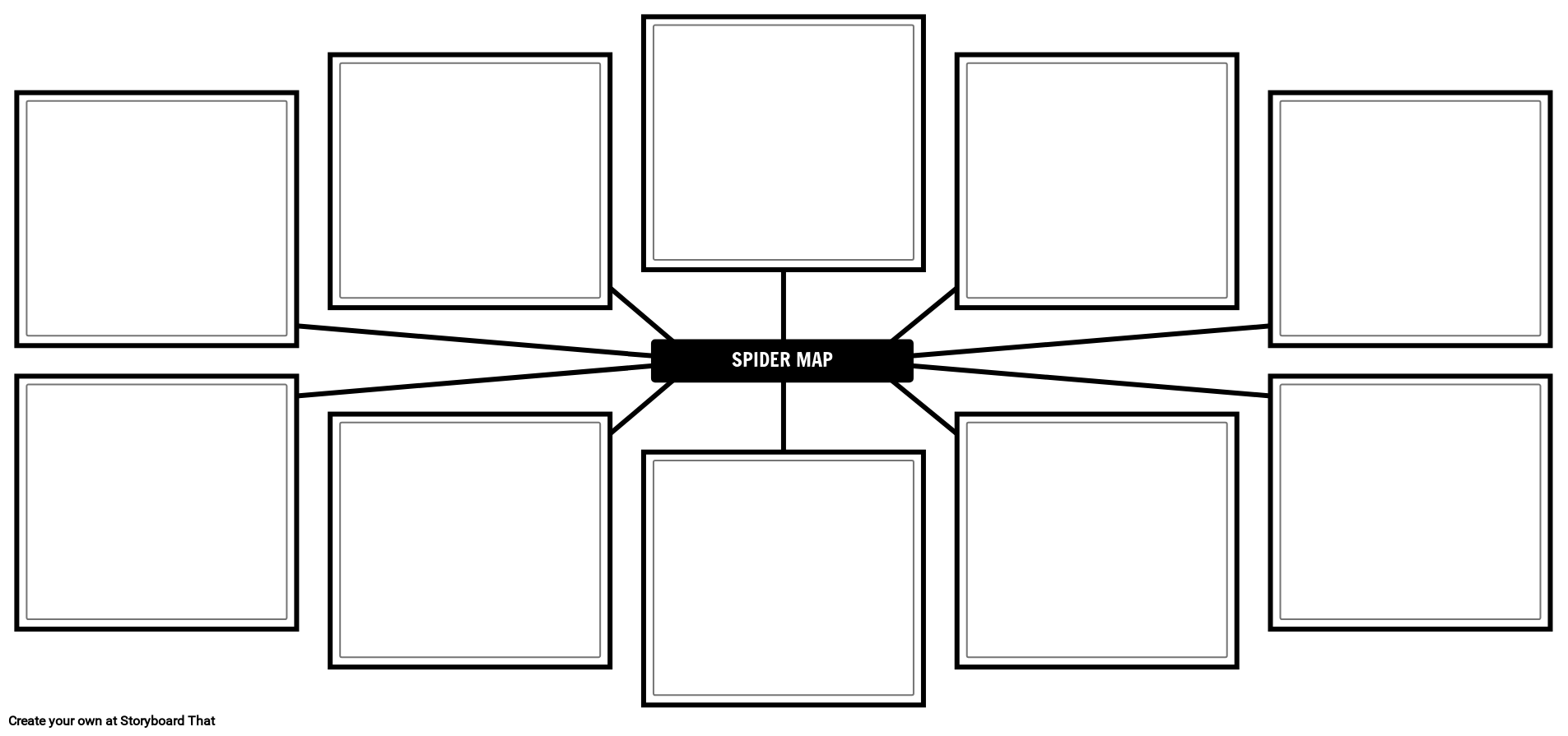 Spider Map Blank Example القصة المصورة من قبل natashalupiani