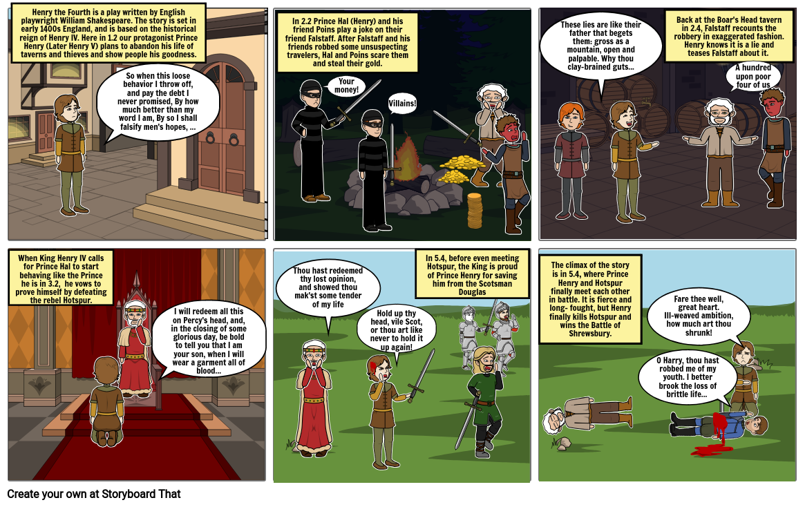 Henry IV Storyboard af nateogden-amt
