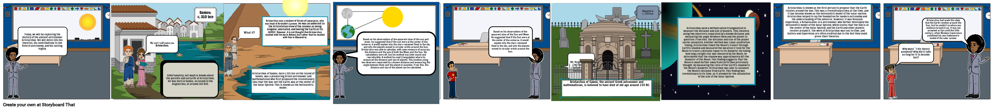 Astronomy Project Storyboard by nathuynh05