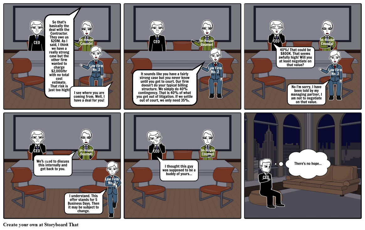Ethical Issue - That Night. Storyboard por nbatts