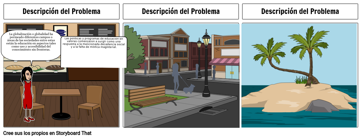 Descripción del Problema Storyboard by ninanina05
