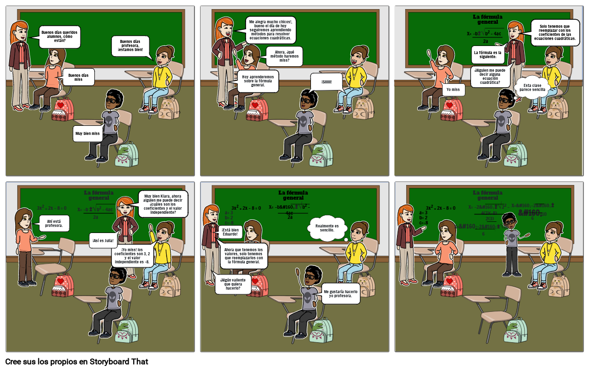 Formula General Storyboard By Niurka84466 Formula General Storyboard By Niurka84466