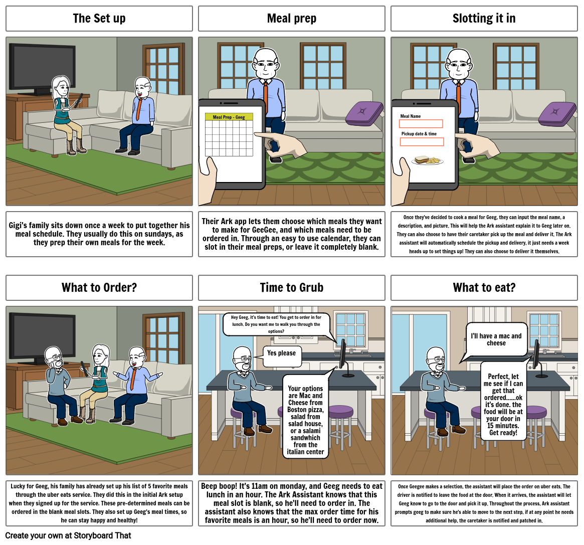 Man's gotta eat Storyboard por nizar1